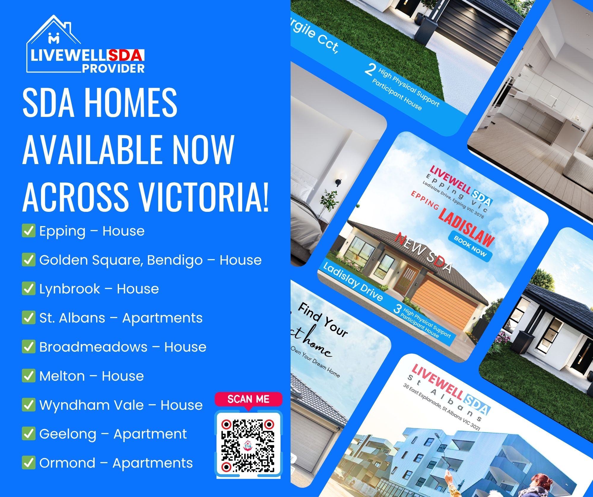 Ready SDA Homes Across Victoria | Livewell Homecare Services
