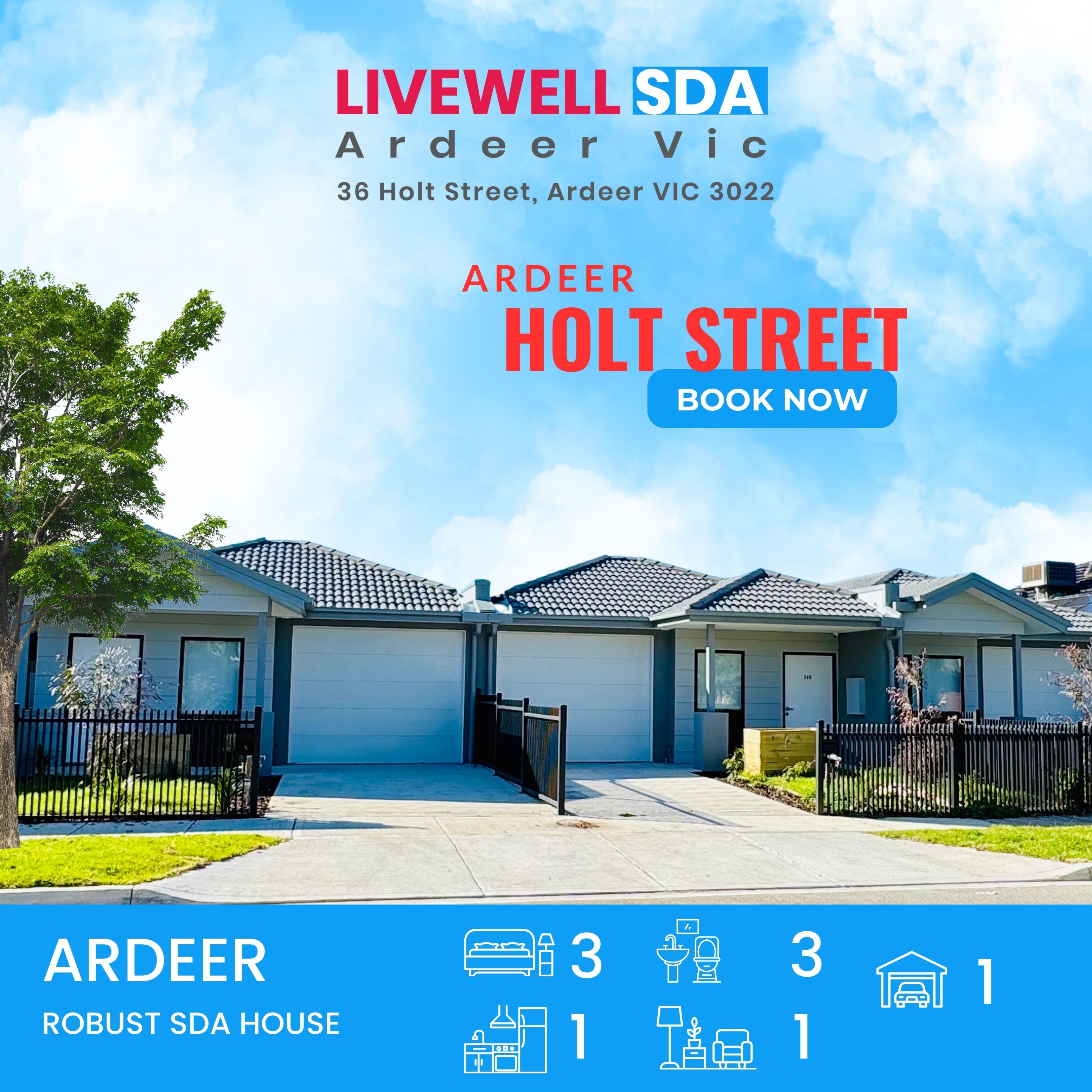 SDA Home in Ardeer, Melbourne VIC | Livewell Homecare Services